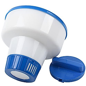 Pool Chlorine Floater,Pool clorination Tablets Dispenser,Chlorine Tablets for Above Ground Pool,Fit 3" Chlorine Tablets (Blue)