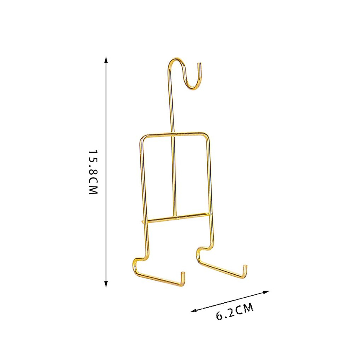 GSHLLO 2 Pcs Cup Saucer Holders Tea Cup Display Stand Metal Cup Plate Stand Rack Afternoon Tea Cup Rack Coffee Mug Organizer for Plate Teapot Tableware Display