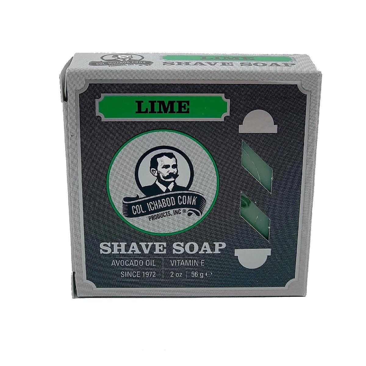 COL CONK LIME GLYCERINE SHAVE SOAP