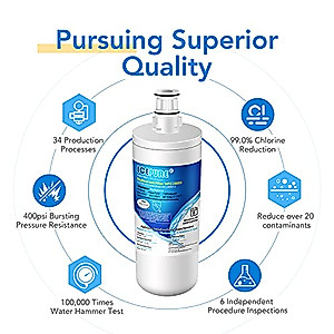 ICEPURE 3US-AF01 Under Sink Water Filter, Compatible with Standard Filtrete 3US-AF01, 3US-AS01, Whirlpool WHCF-SRC, WHCF-SUFC, WHCF-SUF, Pack of 1