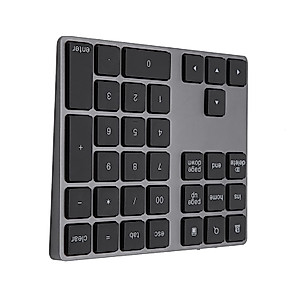 VGEBY 34 Key Numeric Keypad for Computers and Laptops, Portable and , Support,