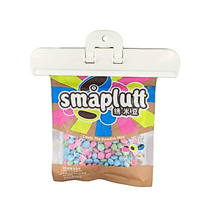 Aiboco Large Food Bag Clips, Air Tight Sealing, Collapsible Grips Easy for Storage, Heavy Duty Assorted Seal Chip Bag Clip with Hole To Hang, 2 Pack