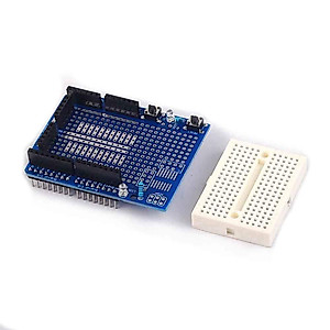 10PCS UNO ProtoShield Prototype Expansion Board with SYB-170 Mini Breadboard Based UNO ProtoShield