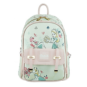 Disney Alice in Wonderland Wondapop 11 Inch Vegan Leather Mini Backpack