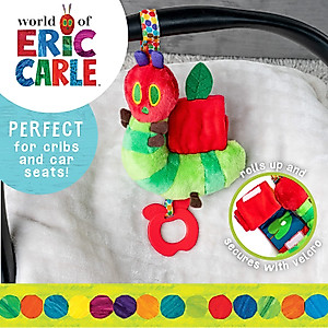 KIDS PREFERRED World of Eric Carle The Very Hungry Caterpillar Roll Out Activity Toy with Teether, Multicolor (55734)