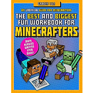 The Best and Biggest Fun Workbook for Minecrafters Grades 1 & 2: An Unofficial Learning Adventure for Minecrafters