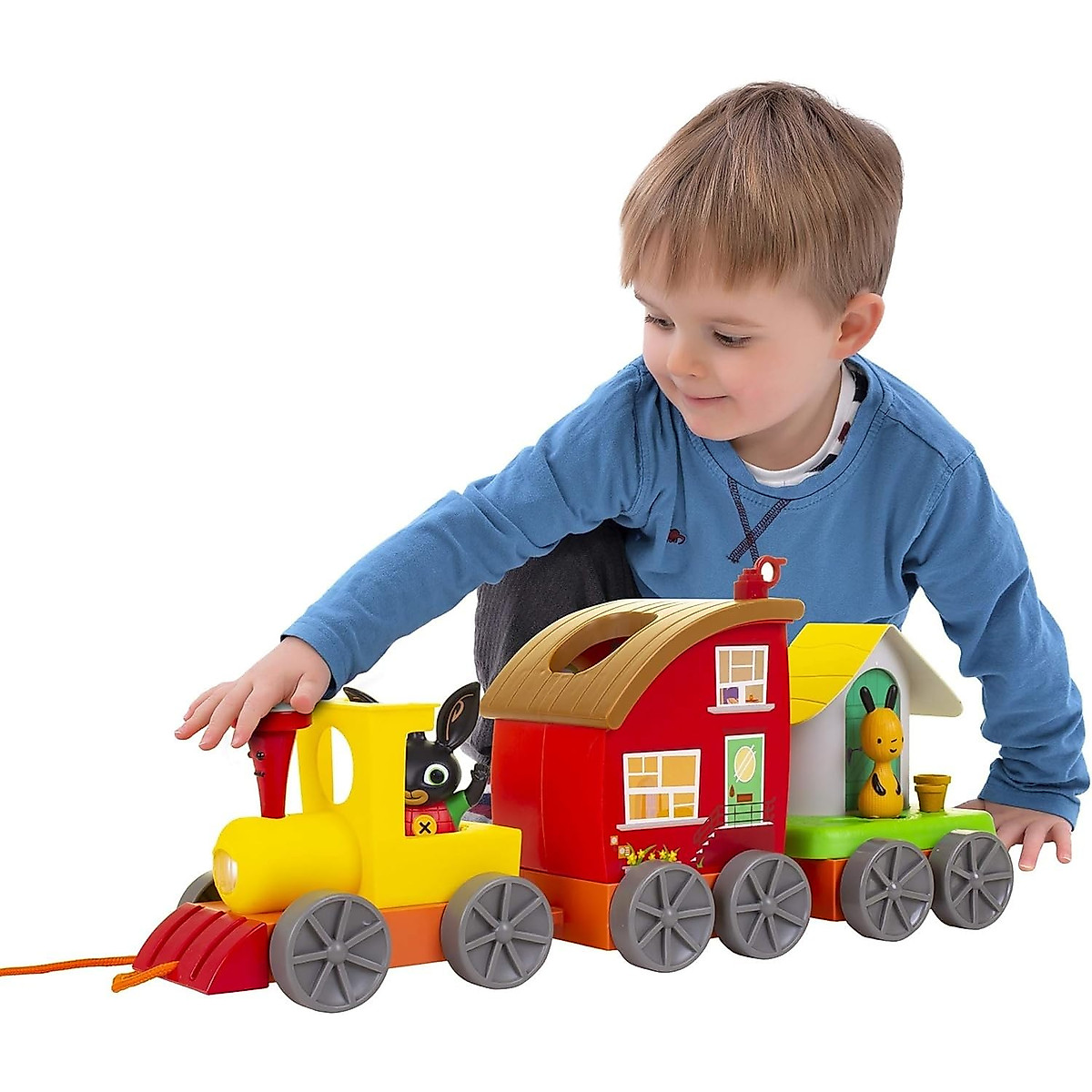 Bing Lights and Sounds Train with Mini playset for Ages 3+