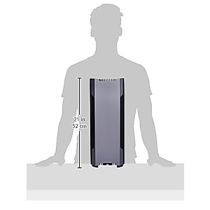 Phanteks (PH-ES217A_AG02) Evolv Shift 2 Air Mini-ITX case, Fabric Side Panels, Aluminum Panels, D-RGB, Anthracite Grey