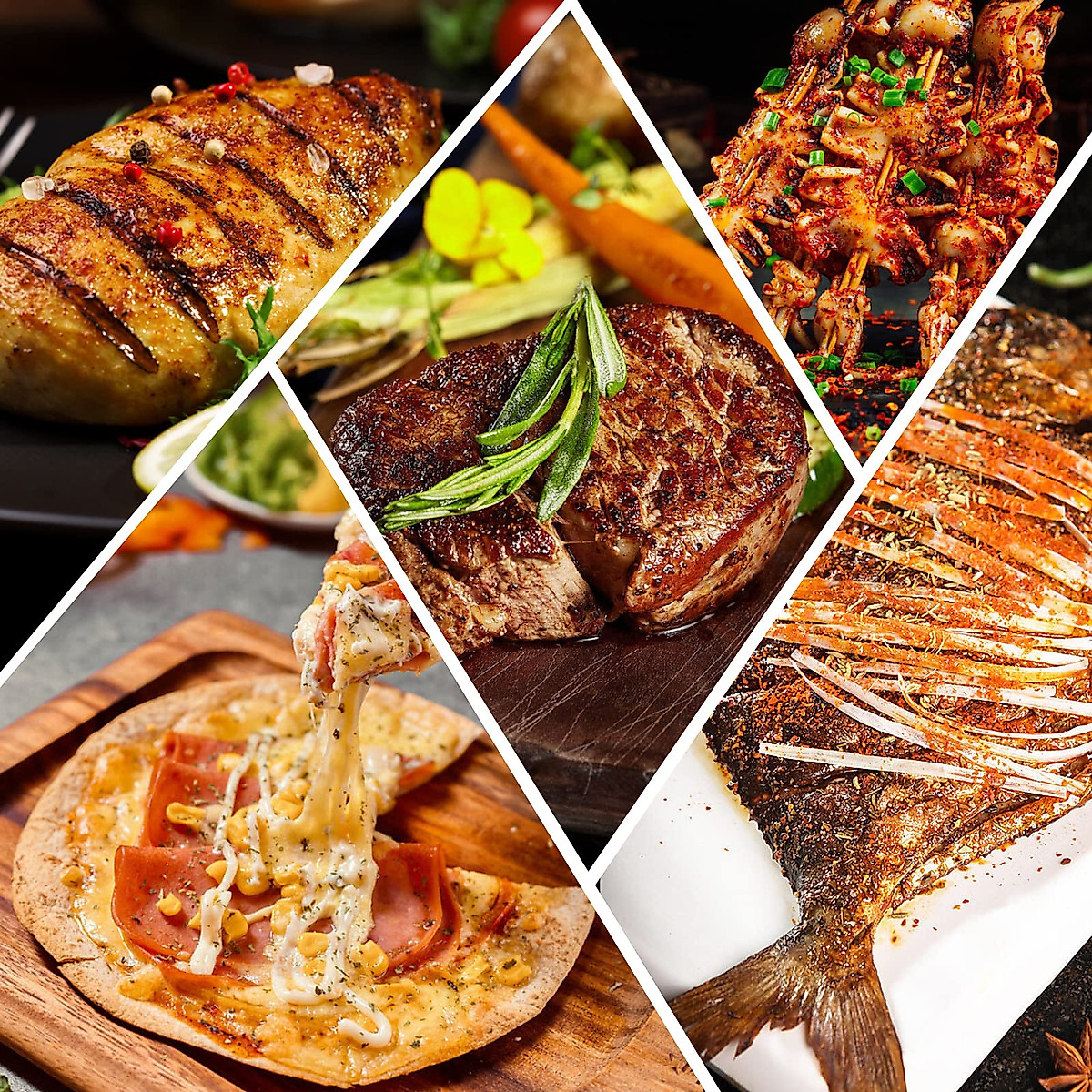 IRONWALLS Commercial Electric Griddle 22”, 3000W Electric Flat Top Griddle Grill Indoor with 122~572℉ Adjustable Temperature Control, Non-stick Stainless Steel Teppanyaki Grill for Restaurant, Hotel