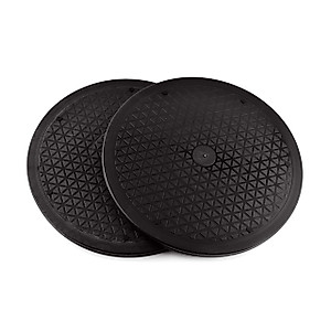 JEDFORE Multi-use Heavy Duty 360° Rotating Swivel Stand Turntable with Steel Ball Bearings for Big Screen TV Computer Monitor Lazy Susan (12 Inches, 2 Pack)