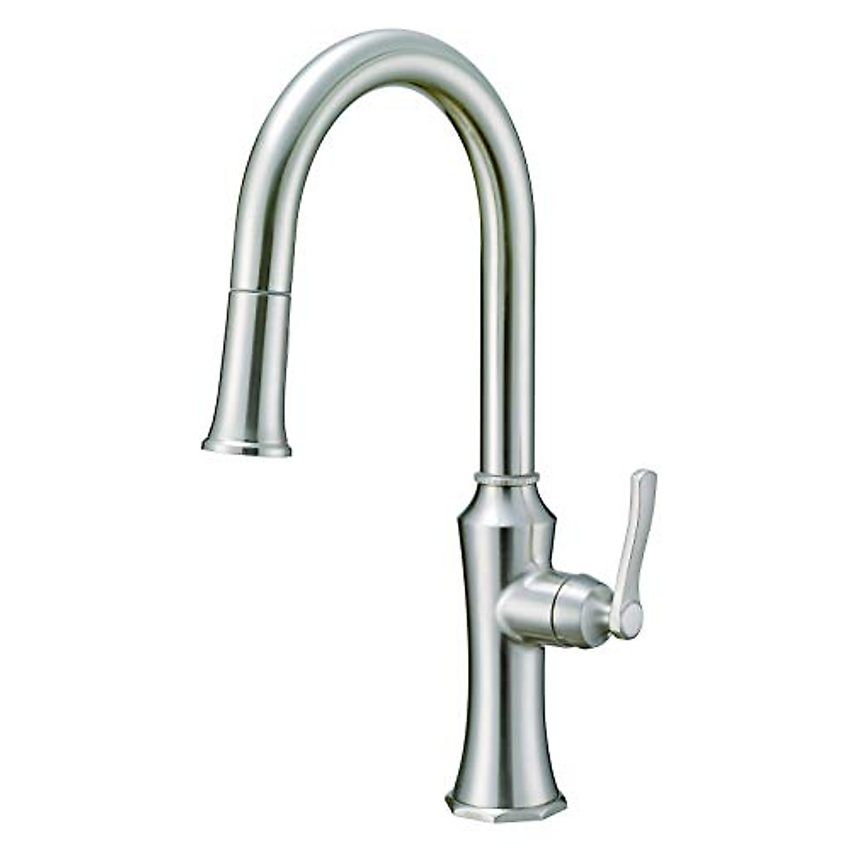 Draper 1H Kitchen Pull Down Kitchen Faucet w/SnapBack and Dockforce 1.75 gpm Stainless Steel