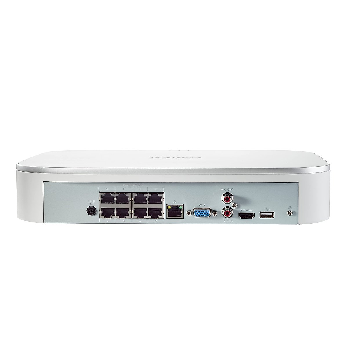 Lorex N4K2SL-84WB Fusion 4K 16-Channel (8 Wired and 8 Wi-Fi) 2TB Wired NVR System with 4X Bullet Cameras Featuring Smart Security Lighting