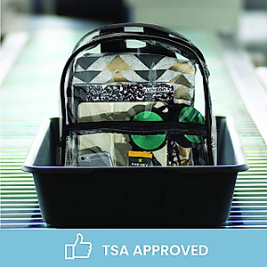 Bags for Less [Set Of 2] Clear Backpack - Security Approved - Straps & Front Accessory Pocket