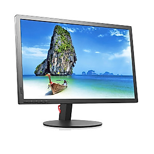 Lenovo ThinkVision T2254p LED Backlit 22 inch Anti-Glare Monitor, VGA, HDMI, Display Port, 5ms Response Time, 16.7 Million Colors, 170 Degree Viewing Angle, 1050p at 60 Hz (Renewed)