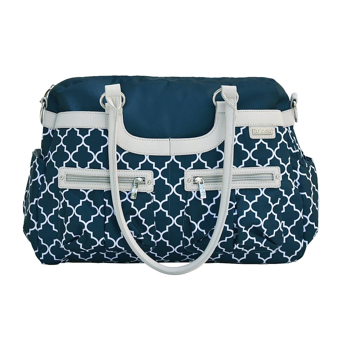 JJ Cole Satchel Diaper Bag, Navy Arbor