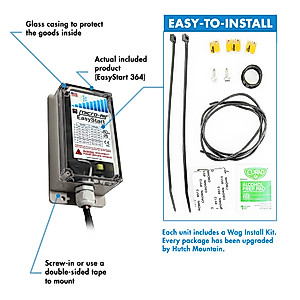 Micro-Air Easystart 364, Marine Air Conditioner Soft Start for RV Air Conditioner Compressor Unit, Travel Trailer Accessories + FREE Easy Installation Start Kit & Connector Parts Included