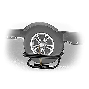 EAZ LIFT Light Weight RV Tire Leveler - Allows for Easy Leveling Without Blocks or Ramps - Fits Most 13-inch, 14-inch and 15-inch Wheels (48845), Black