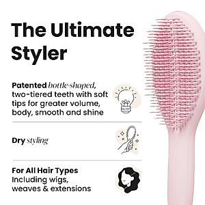 Tangle Teezer The Ultimate Styler Hair Styling Brush for Dry Styling, Maintains, Blends & Adds Volume, Texture & Shine, Millennial Pink