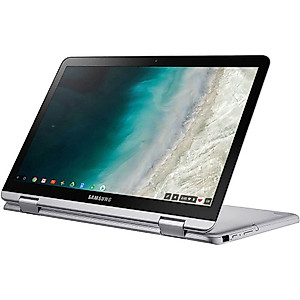 SAMSUNG XE520QAB-K02US Chromebook Plus V2, 2-in-1, Intel Core m3, 4GB RAM, 64GB eMMC, 13MP Camera, Chrome OS, 12.2", 16:10 Aspect Ratio, Light Titan