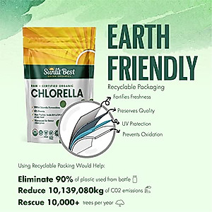 Chlorella Tablets Mega-Pack 1000 Tablets Cracked Cell, Raw, Non-GMO. 100% Pure Chlorella Pyrensoidosa. Green Superfood. High Protein, Chlorophyll & Nucleic acids. No preservatives or fillers
