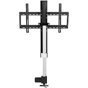 VEVOR Motorized TV Lift Stroke Length 19.7 Inches Motorized TV Mount Fit for Max.50 Inch TV Lift with Remote Control Height Adjustable 38-65 Inch,Load Capacity 132 Lbs