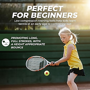 Tourna Orange Dot Stage 2 Low Compression Tennis Balls (50 Balls)