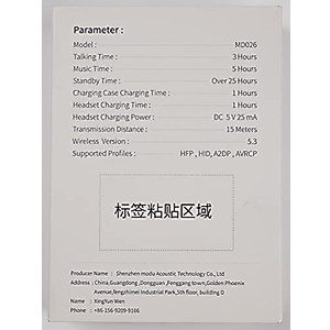 Wireless Earbud Bluetooth 5.3 Headphones, 4 Mic Call Noise Cancelling Wireless Ear Bud with LED Display, 25H Playtime Wireless Earphones, Waterproof Sport Headphones in Ear Buds for Android iOS