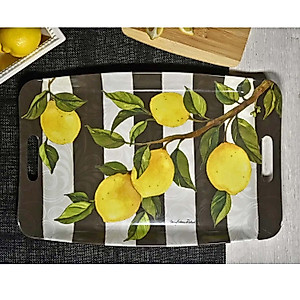 Bamboo Table Lemon Branch 18 x 12-inch Serving Tray