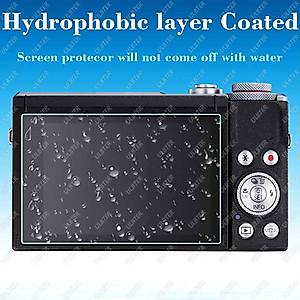 ULBTER G7 X Mark III Screen Protector for Canon G7X Mark III Digital Camera, 9H Hardness G7XIII Tempered Glass Cover Anti-Scrach Anti-Fingerprint Anti-Bubble Anti-Water Anti-Dust [3Pack]