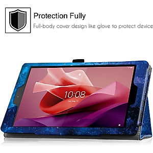 Famavala Folio Case Cover for PREVIOUS Generation 8" Fire HD 8 Tablet [8th / 7th / 6th Generation 2018/2017 / 2016 Release ] (BlueSky)