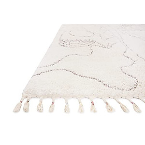 Justina Blakeney x Loloi Ronnie Collection RON-04 Ivory/Natural, Contemporary 2'-2" x 3'-9" Accent Rug