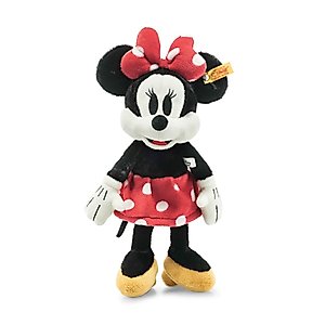 Steiff Disney Soft Cuddly Friends Minnie Mouse 12" Premium Stuffed Animal