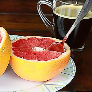 Chef Craft Serrated Grapefruit Spoon, 6.5 inches in length 2 piece set, Stainless Steel