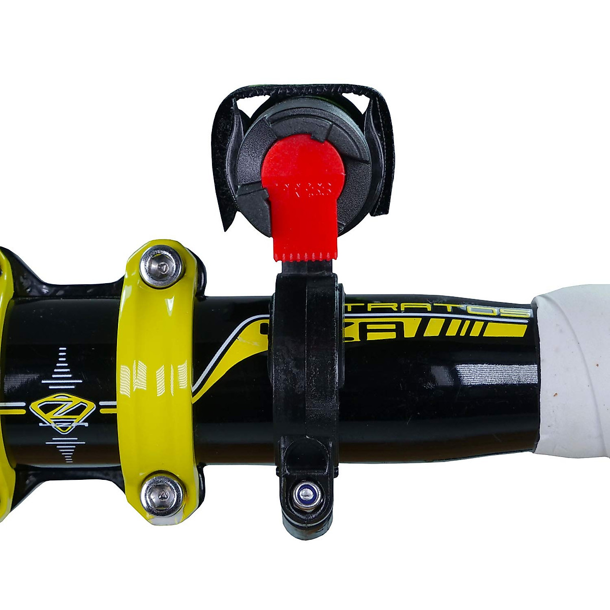 Cycle Saver Pepper Spray Bike Mount - Size Small - Easy to Install Bicycle Holder for Road & Mountain Bikes - Maximum Police Strength Self Defense OC Spray Safety Flip Top