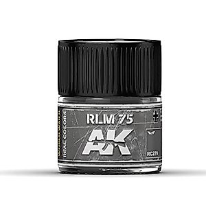 AK Interactive Real Color Air Single Paint Line 10ml - RC206 thru RC284 Color: RLM 75 - RC279