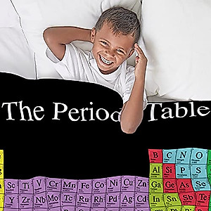CafePress Periodic Table (Dark) Throw Blanket Super Soft Fleece Plush Throw Blanket, 60"x50"