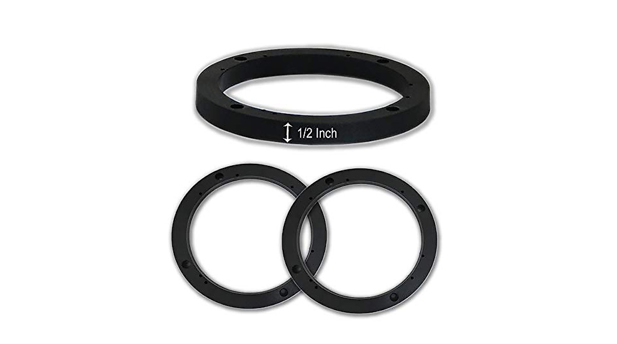 Universal 1/2 Inch Plastic Depth Ring Adapter/Spacer for 6.5" Car Speakers — 🛍️ The Retail Market