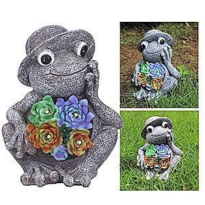 Garden Solar Lights, Widely Used Frog Style Vivid Colors Solar Outdoor Lights for Yard