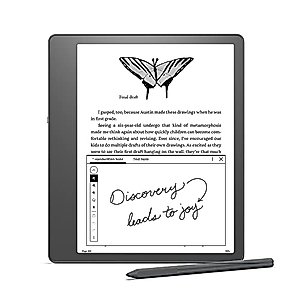 Kindle Scribe (32 GB) the first Kindle for reading, writing, journaling and sketching - with a 10.2” 300 ppi Paperwhite display, includes Premium Pen