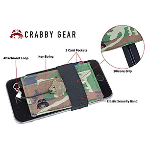 Crabby Wallet - Thin Minimalist Front Pocket Wallet - C3 Canvas Wallet