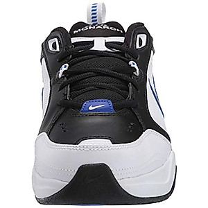 Nike Men's Air Monarch IV (4E) Cross Trainer, Black/Black-White-Racer Blue, 12