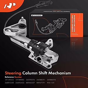 A-Premium Steering Column Shift Mechanism - Compatible with Cadillac, Chevy, GMC Vehicles - 1998-2007 - Escalade, Blazer, Silverado, Suburban, Tahoe, Sierra, Jimmy, Yukon