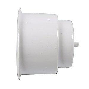 Amarine Made 4Pcs Recessed Drop in Plastic Cup Drink Can Holder with Drain for Boat Car Marine Rv (White)