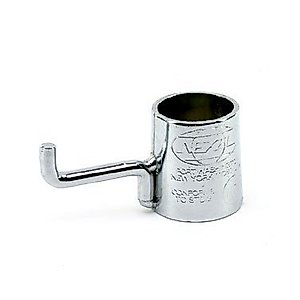 Nexel Wire Shelf Small 0.5"L Collar Hook, Set of 4, Chrome