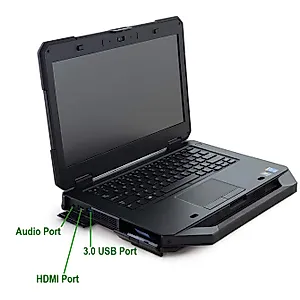 Dell Latitude 5414 Rugged FHD Laptop PC, Intel Core i7 2.6GHz Processor, 16 GB DDR4 Ram, 256GB M.2 SSD, Wi-Fi | Bluetooth, Webcam, HDMI, VGA Connector, USB 3.0, Windows 10 Pro (Renewed)