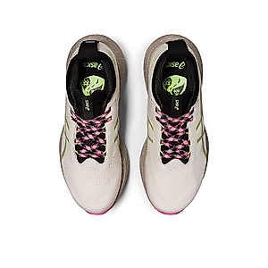 ASICS Women's Gel-Nimbus 25 Trail Shoes, 8.5, Nature Bathing/Lime Green