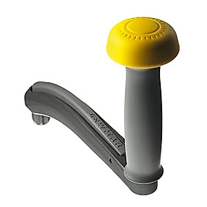 Lewmar 10" One Touch Aluminum Winch Powergrip Handle – Lightweight, Corrosion-Resistant, Marine-Grade Alloy, one-Touch Lock-in Winch Handle with Ball Bearing Grip, Three-Year Warranty