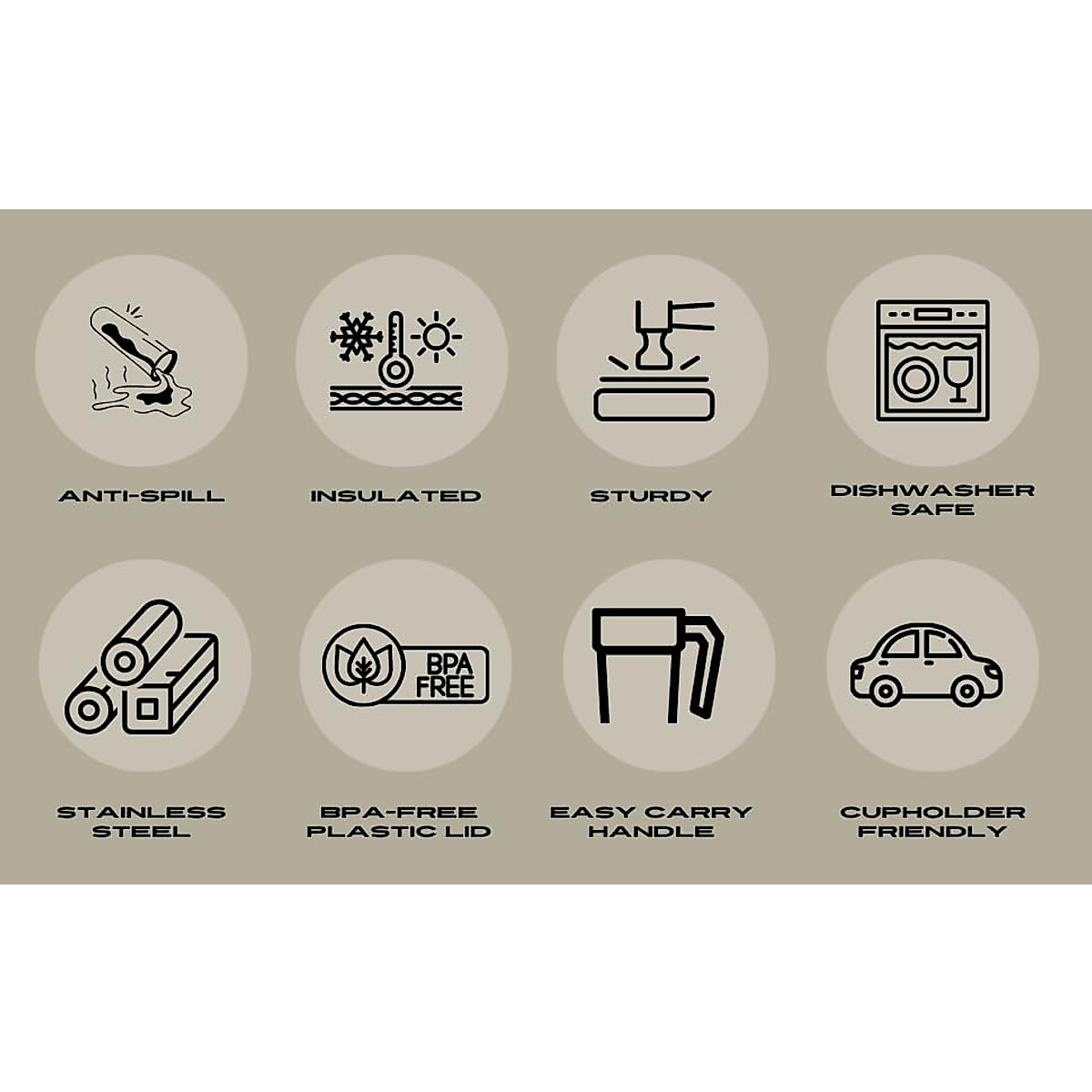 2nd Generation 40 oz Tumbler with Handle and Straw Insulated Tumblers Cups with Lids Straws Double Wall Vacuum Thermos cup 304 Stainless Steel Travel Mug Gifts for Men Women Him Her (Cream)