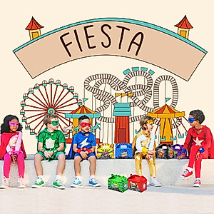 Teling 24 Pcs Hero Party Favor Boxes Hero Party Treat Boxes Hero Action Sign Boxes Cartoons Gift Box Cardboard Goodie Snack Candy Bags for Kids Girl Boy Birthday Party Baby Shower Supplies Decorations