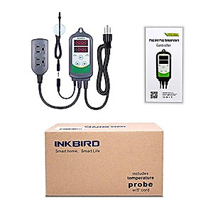Inkbird ITC-308S Aquarium Heating and Cooling Dual Stage Temperature Controller Freshwater Saltwater Aquarium Tropical Fish Ornamental Shrimp